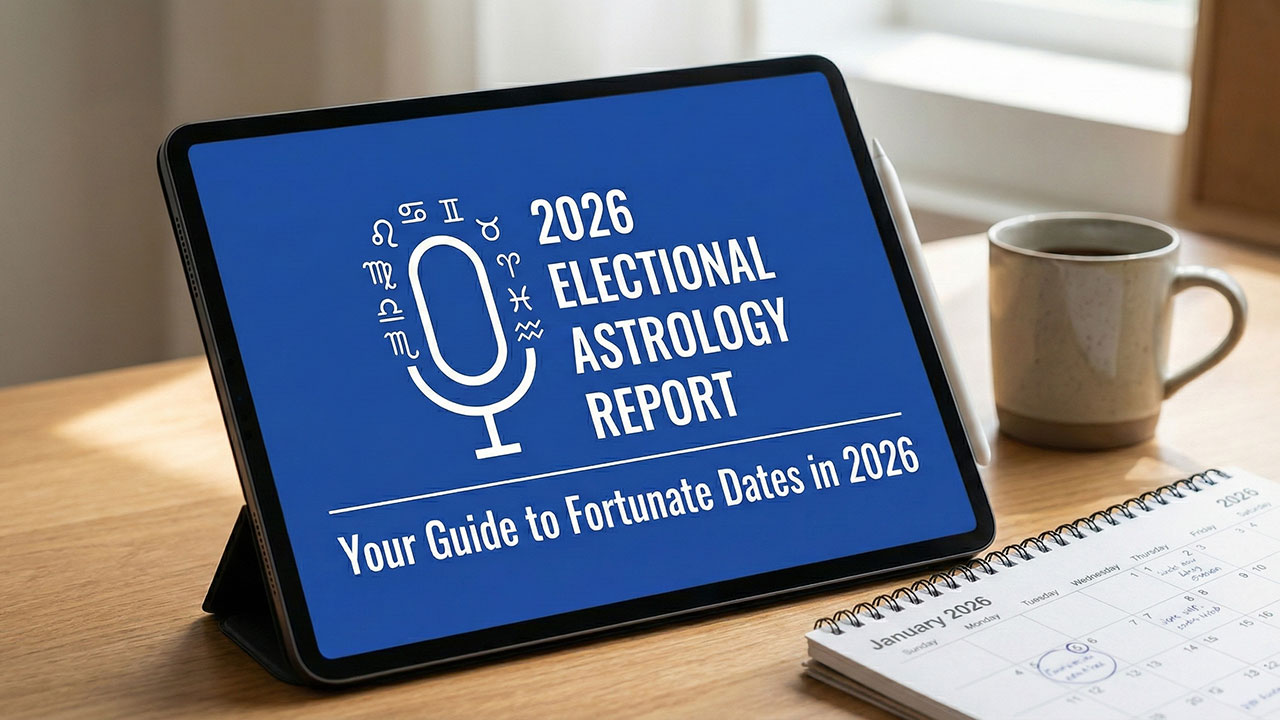 2026 Electional Astrology Report - The Astrology Podcast